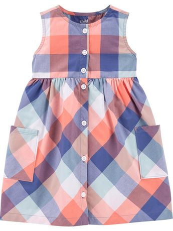Child of Mine by Carter's Toddler Girls Dress- Plaid | Walmart Canada