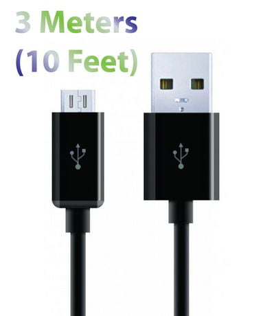 Exian Micro USB to USB Flat Cable - Black | Walmart Canada