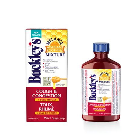 BUCKLEY'S Soothing Mixture syrup, 150mL, BUCKLEY'S Soothing Mixture ...