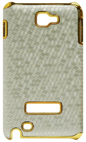 Click here for Exian Case For Samsung Galaxy Note - Metallic Silv... prices
