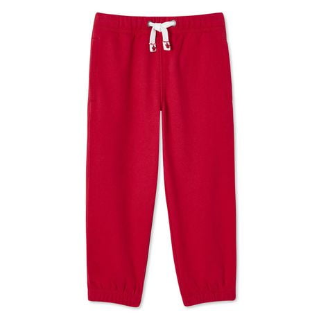 Click here for Canadiana Toddlers Unisex Fleece Jogger Red 2T prices