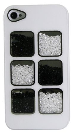 Click here for Exian Case For Iphone 4 / 4S - Crystals White prices