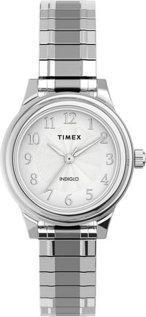 Click here for Timex Classic Analog 28Mm Expansion Band Watch Sil... prices