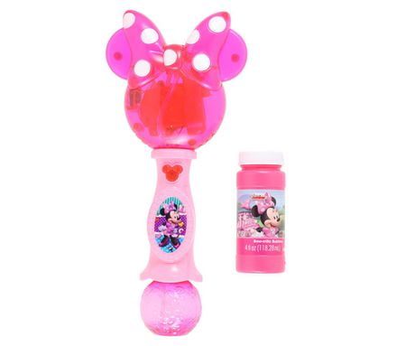 Minnie Lights and Sounds Bubble Wand - Walmart.ca