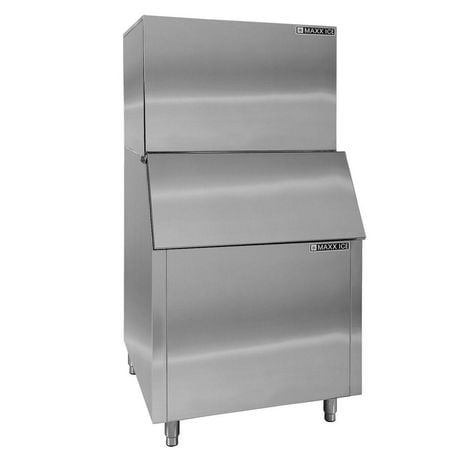 Maxx Ice 450 Lb. Freestanding Modular Ice Maker with Storage Bin ...