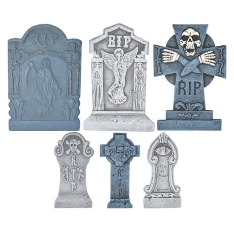 Halloween 6-Pack Tombstone Set | Walmart Canada