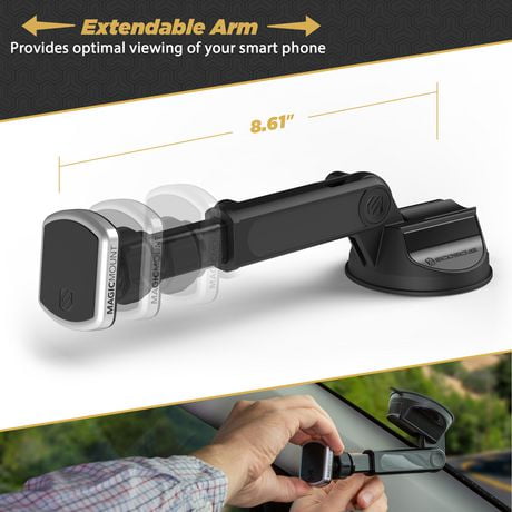 Click here for Scosche Magic Mount Pro Extendo Black 1 prices