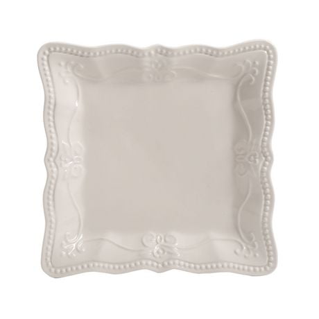 THE PIONEER WOMAN PAIGE 12-PIECE SQUARE LINEN DINNERWARE SET | Walmart ...