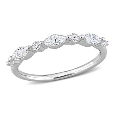 Click here for Miabella 1/2 Carat T. G.W. Created Moissanite Ster... prices