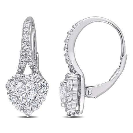 Click here for Miabella 2 Carat T. G.W. Created Moissanite Sterli... prices