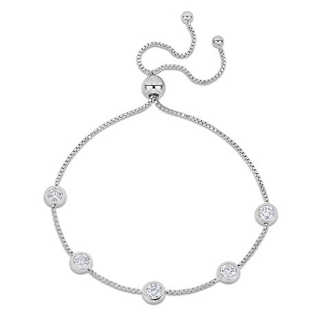 Click here for Miabella 1-1/4 Carat T. G.W. Created Moissanite St... prices