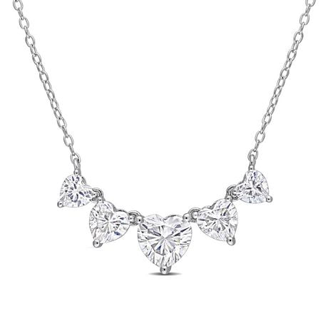 Click here for Miabella 2-1/2 Carat T. G.W. Created Moissanite St... prices