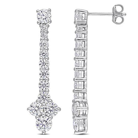 Click here for Miabella 3-3/8 Carat T. G.W. Created Moissanite St... prices