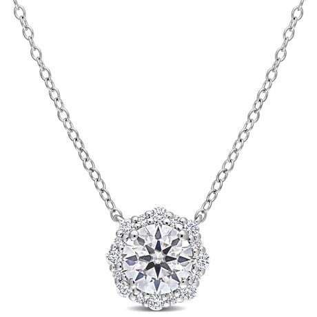 Click here for Miabella 1-1/2 Carat T. G.W. Created Moissanite St... prices