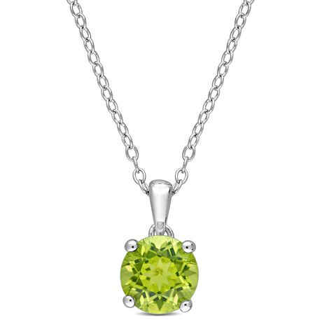 Click here for Miabella 1 1/2 Carat T. G.W. Peridot Sterling Silv... prices