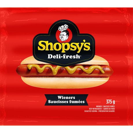 Shopsys Deli-Fresh Wieners, 375 g - Walmart.ca