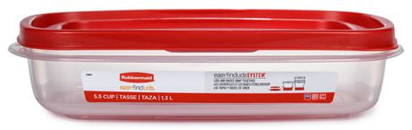 Click here for Rubbermaid Easy Find Lids 1.3L Rectangle Clear Wit... prices