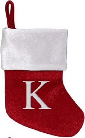Holiday Time Mini Monogram Stocking, K | Walmart Canada