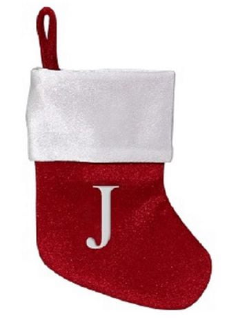 Holiday Time Mini Monogram Stocking, J | Walmart Canada