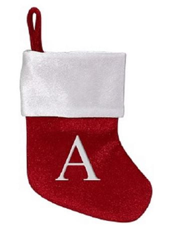 Holiday Time Mini Monogram Stocking, A | Walmart Canada
