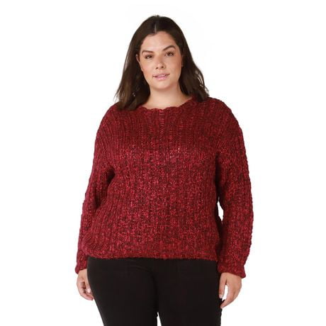 Devoted Women’s Plus size Chunky Knit Sweater - Walmart.ca