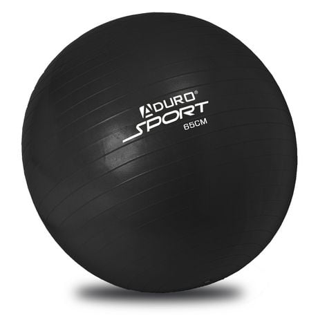 Click here for Aduro Anti-Burst Exercise Ball And Pump Black Stan... prices