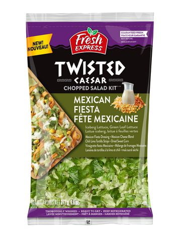 Fresh Express Mexican Fiesta Twisted Caesar Chopped Salad Kit | Walmart ...