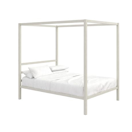 Click here for Dhp Modern Canopy Bed White Full prices