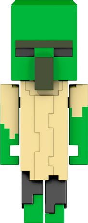 Minecraft Legends Zombie 3.25-inch Action Figure with Attack Action and ...