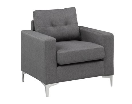 Click here for Brassex Inc Arm Chair  Grey Grey 30 prices