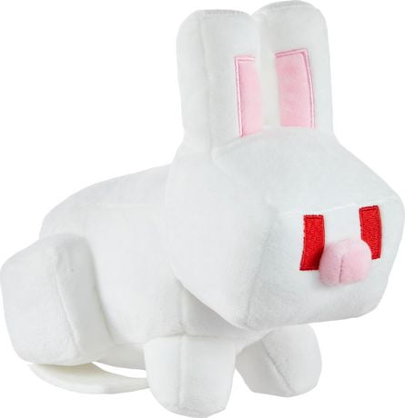 Minecraft Plush White Rabbit Toy, 8-inch Collectible Soft Doll Inspired ...