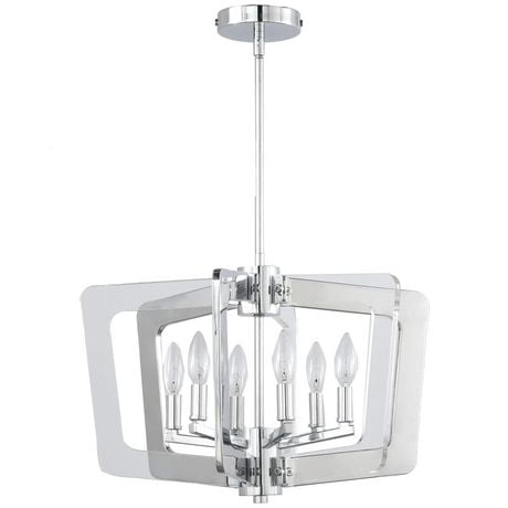 Click here for Dainolite Swr-206C-Pc Polished Chrome Chandelier P... prices