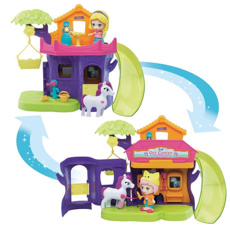 VTech Flipsies™ Eva’s Tree House & Vet Center 2-in-1 Playset - English ...