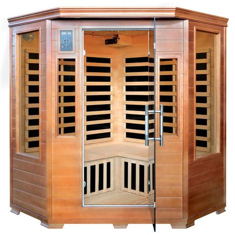 Click here for Heat Wave 3-Person Hemlock Corner Infrared Sauna W... prices