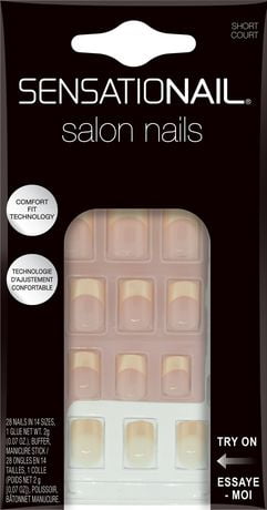 Click here for Sensationail Salon Glue-On Nails Peach prices