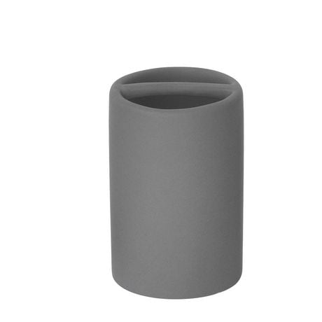 Click here for Mainstays Soft Touch Black Toothbrush Holder Grey... prices