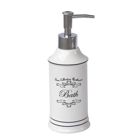 Click here for Hometrends Paris Soap Dispenser White 7-9 Inches H... prices