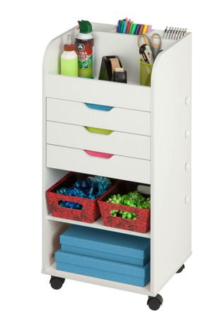 Click here for Honey-Can-Do Craft Storage W 3 Drawers White One S... prices