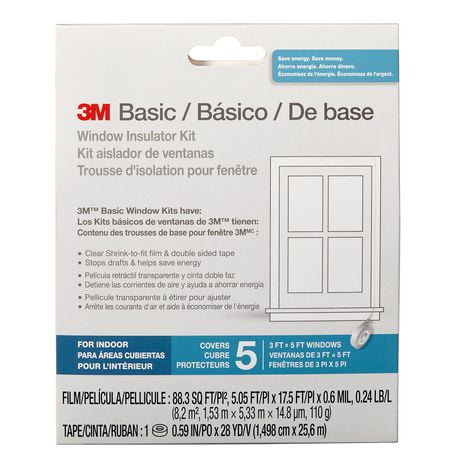 3M Canada Basic Window Insulator Kit, 5 Window - Walmart.ca