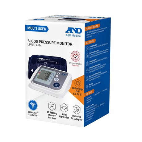 A&D Medical MULTI-USER Blood Pressure Monitor UA-767FAM, Advanced ...