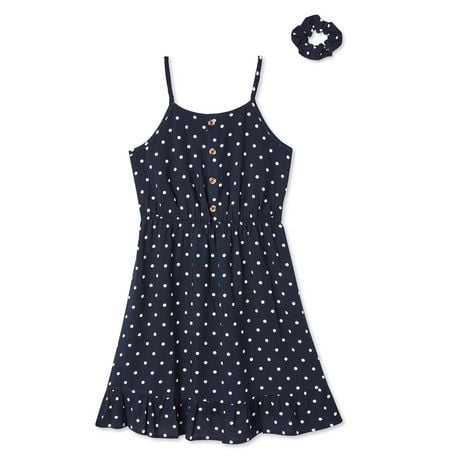 George Girls' Button-Front Dress 2-Piece Set | Walmart Canada