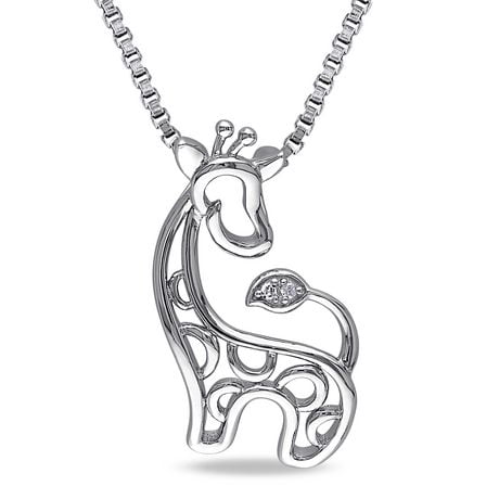 Click here for Miabella Diamond-Accent Sterling Silver Animal Gir... prices