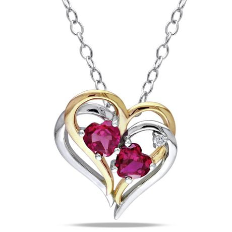 Click here for Tangelo 1.17 Carat T. G.W. Created Ruby And Diamon... prices