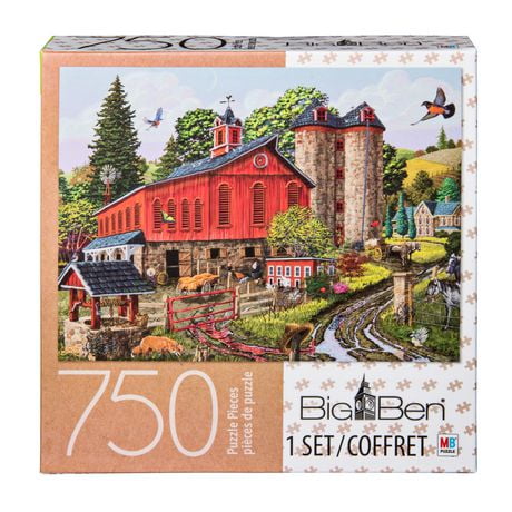 Cardinal Games Big Ben 750-Piece Adult Jigsaw Puzzle - The Farm ...