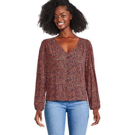 George Women's V-Neckline Top | Walmart Canada