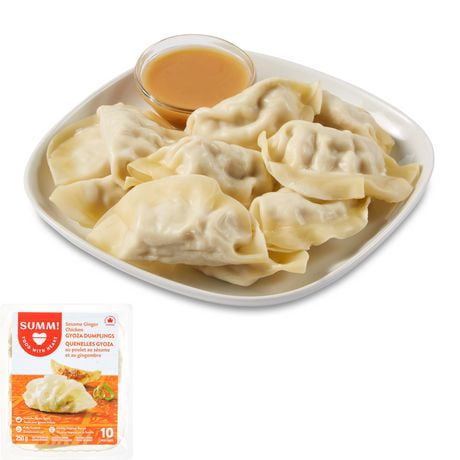 Summ! Sesame Ginger Chicken Gyoza Dumplings, 10 pcs, 250 g total ...