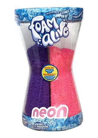Click here for Playvisions Foam Alive 100G Hourglass - Pink & Pur... prices