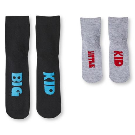 Click here for George Family Mid-Crew Socks 2-Pack Grey 4-10 & 11... prices
