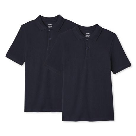 George Boys' Uniform Short Sleeve Polos 2-Pack | Walmart Canada