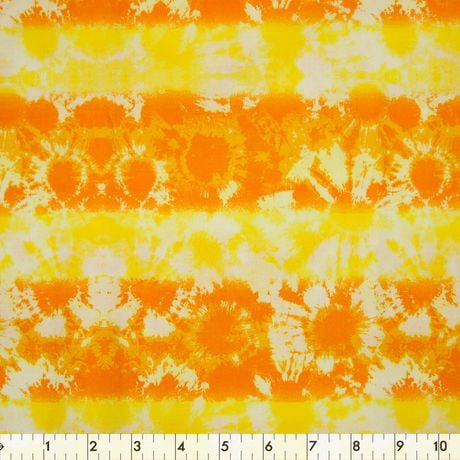 Fabric Creations Orange Tie Dye Cotton Fabric by the Metre - Walmart.ca